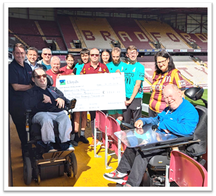 CDY supports Bradford City Disability Team – Care Dynamics Yorkshire